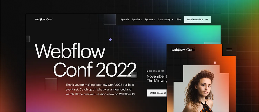 Webflow template